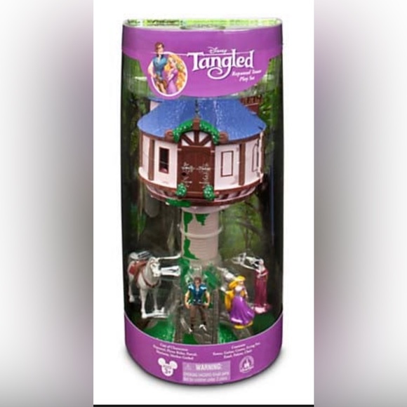 Disney | Toys | Disney Parks Tangled Rapunzel Tower Flynn Gothel Maximus Playset Toy New | Poshmark